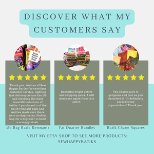 Batik Jelly Roll Fabric Grab Bag, Precut Batik Fabric Strips, Quilting ...