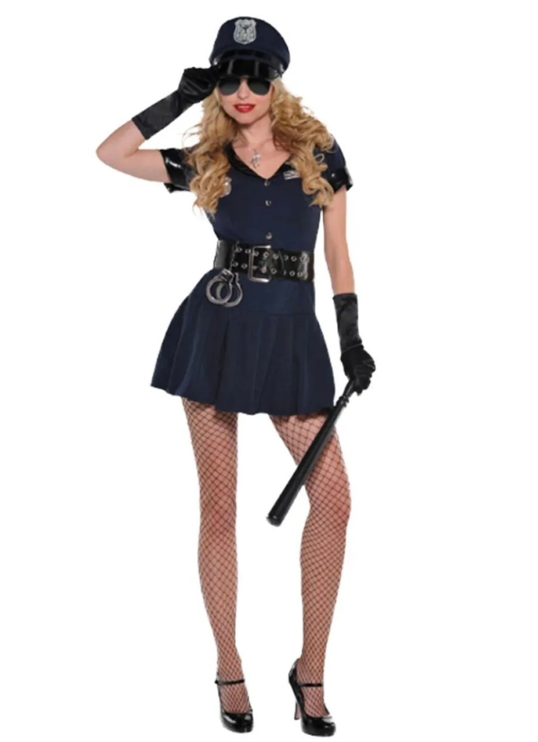 Sexy Police Officer Fancy Dress Costume, Cute Costume, Ladies Fancy ...