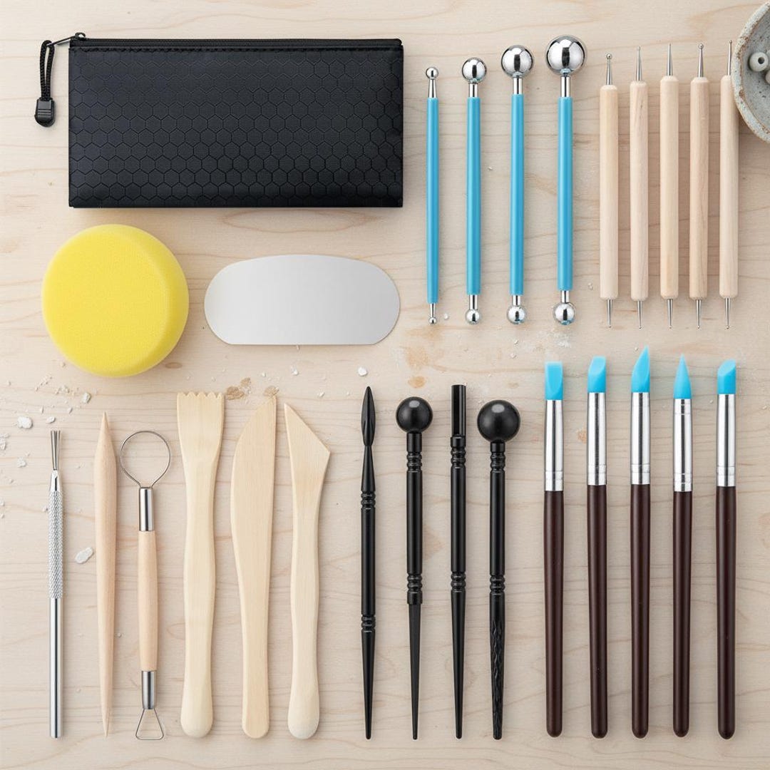 Pottery Sculpting Tool Set, 27 PCS Clay Modeling Kit,pottery Kit for ...