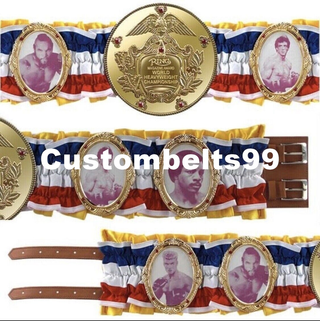 Rocky Ring Magazine Award Wrestling Championship Replica Belt - Etsy
