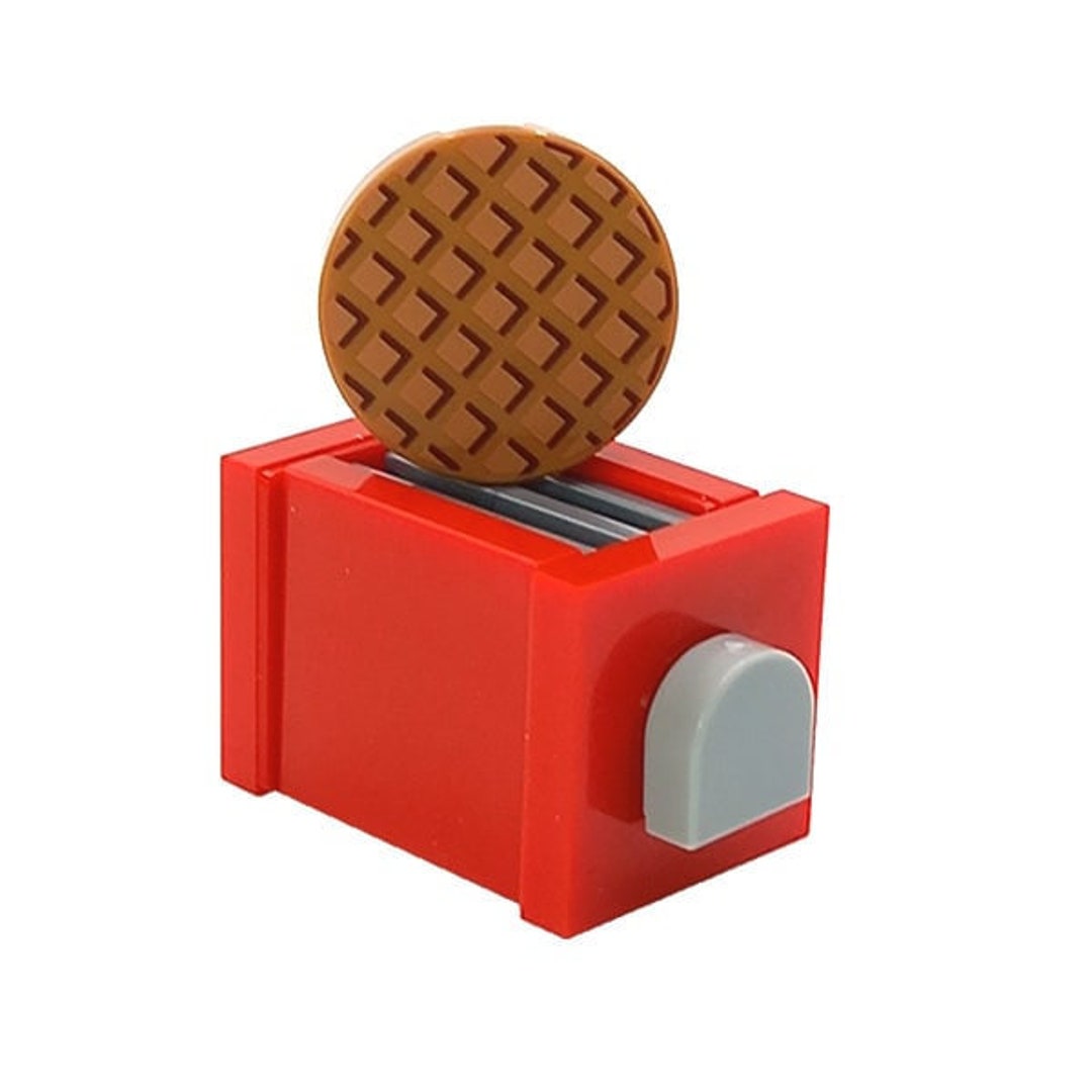 Models Built Of Lego® Bricks Moc Toaster To Make Toast Or Etsy