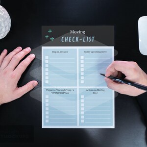 Moving Planner Printable, Digital Moving Out Packing Checklist ...
