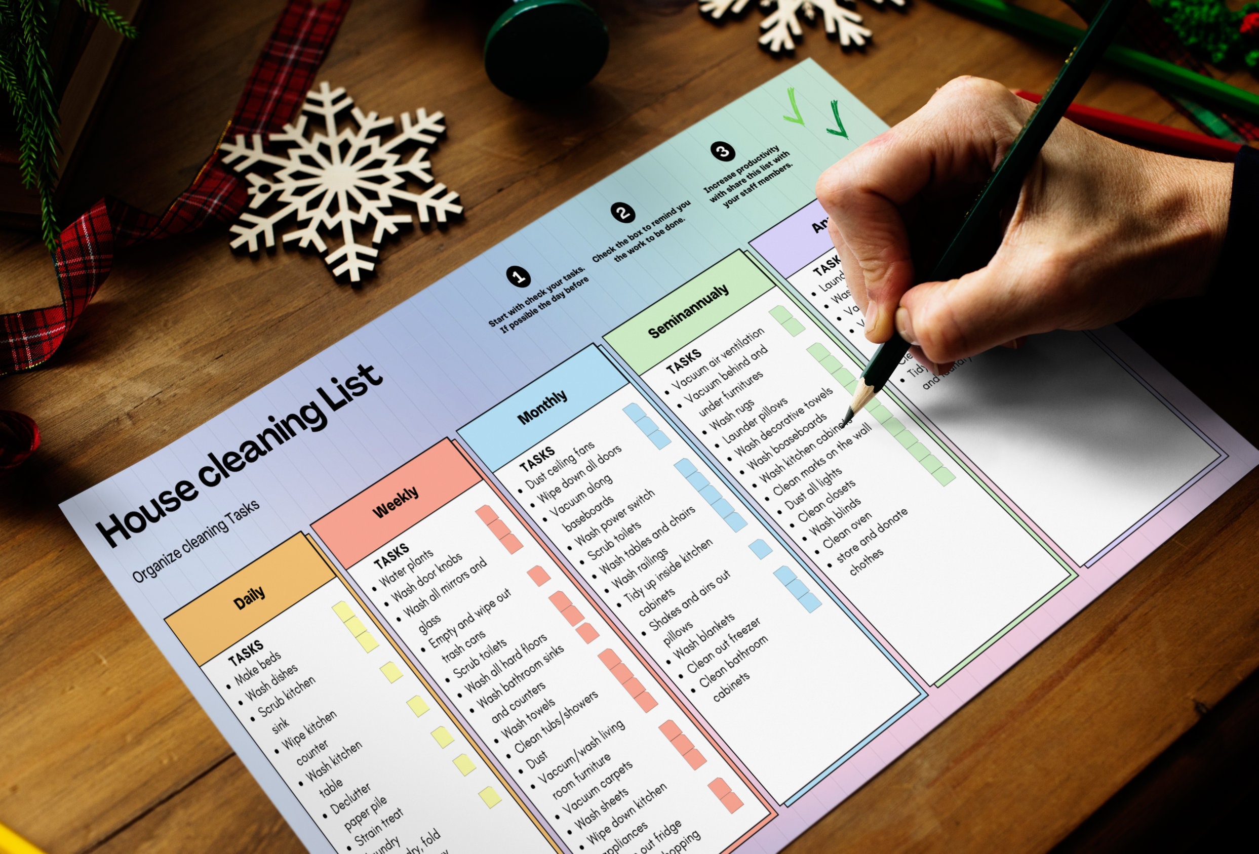 Printable House Cleaning List Cleaning Check List, Printable Chore List ...