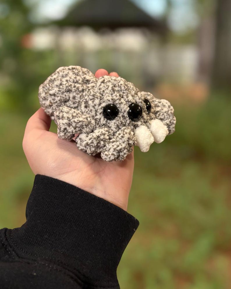 Crochet Jumping Spider Plushie: Handmade Amigurumi Stuffed Animal - Etsy