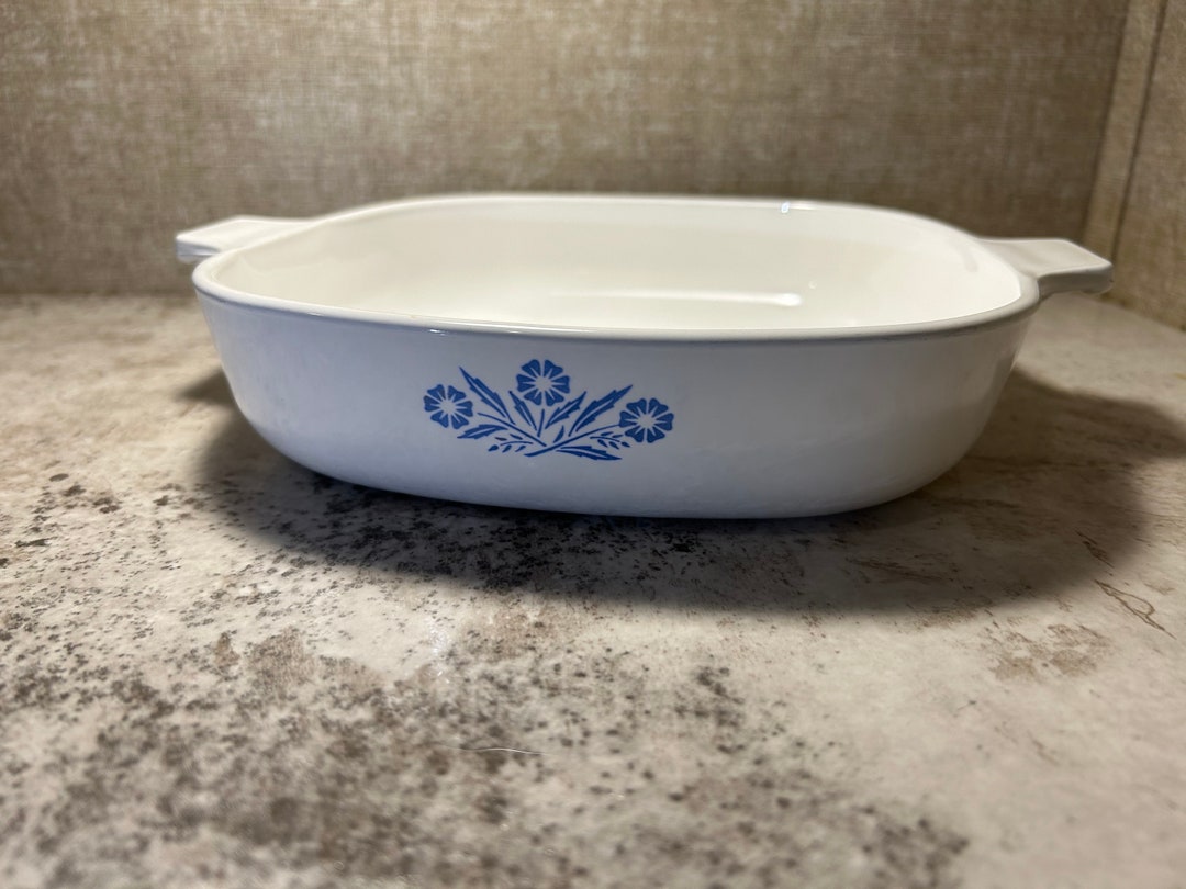 Corning Ware Blue Cornflower Baking Dish 9 Vintage - Etsy