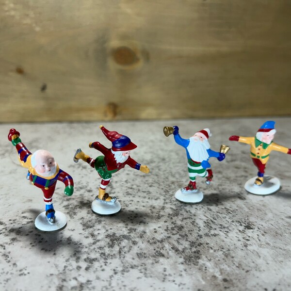 Miniature Ice Skating Figurines - Etsy