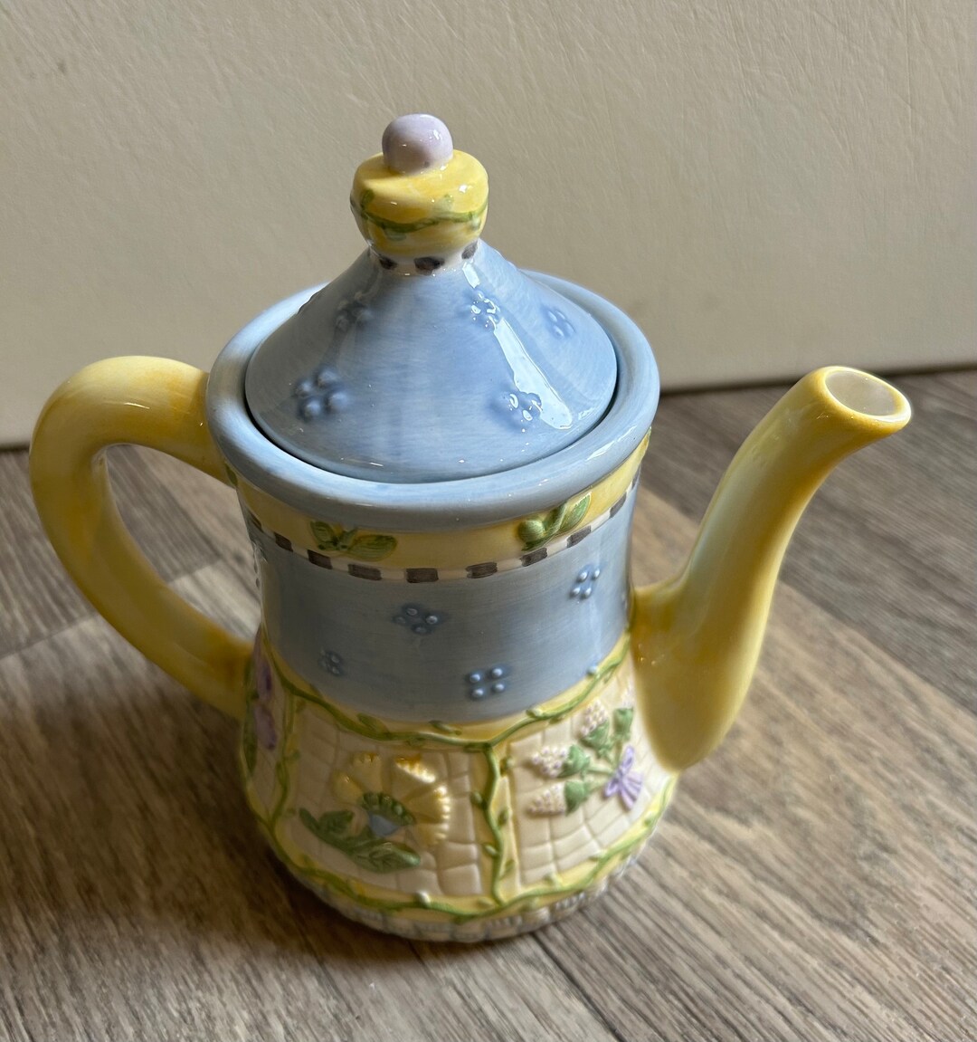 Debbie Mumm Home Collection Cottage Garden Decorative Mini Teapot - Etsy