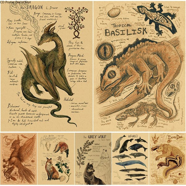Basilisk Print - Etsy