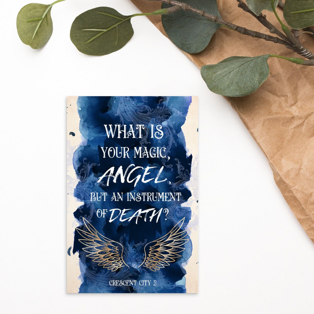 Angel Hunt Athalar - Crescent City 2 Quote - Sarah J Maas - OFFICIALLY ...