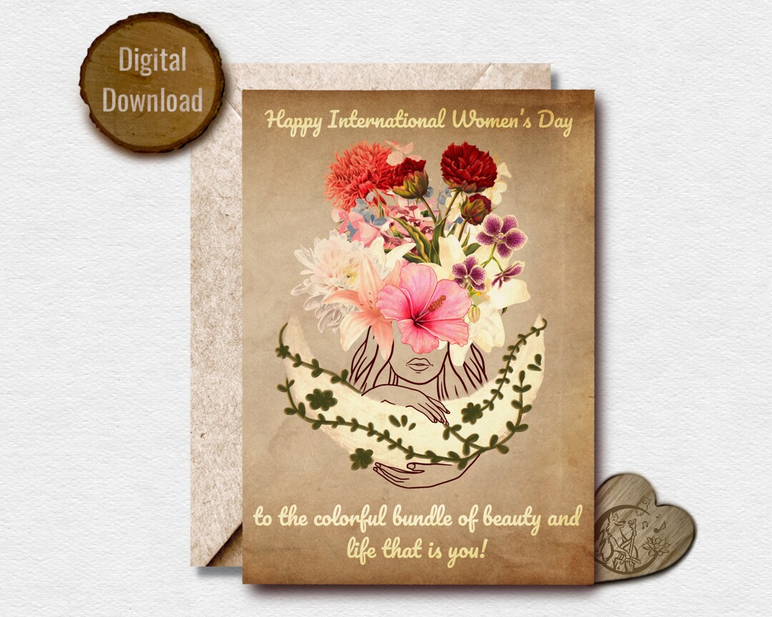 Happy IWD You Colorful Bundle of Beauty and Life, International Women's ...