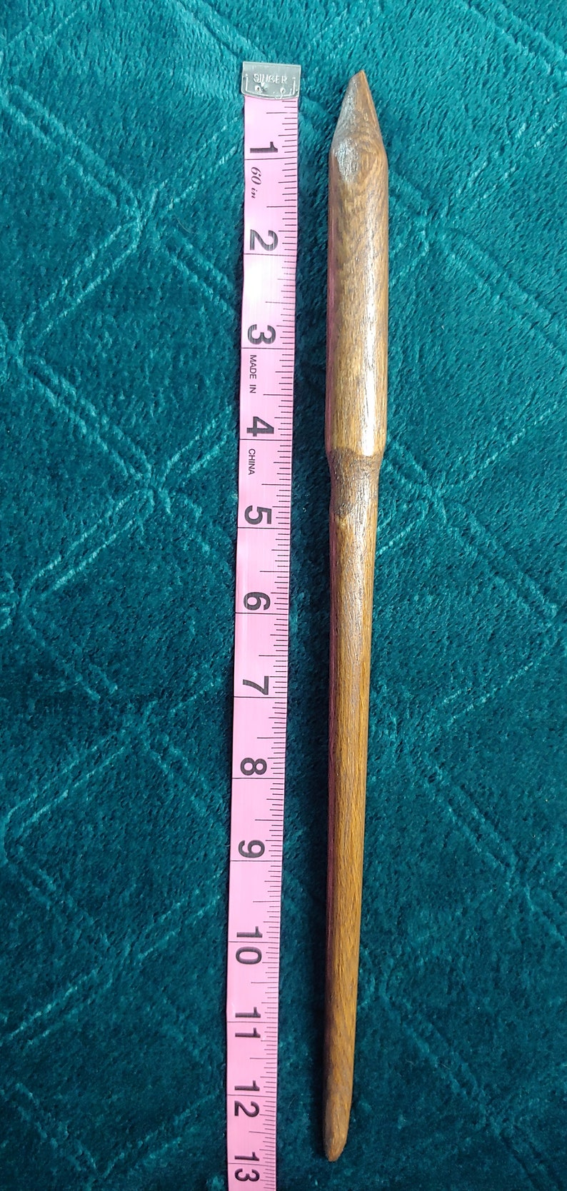 Handcrafted Red Oak Wizarding Wand 12 7/8" Unicorn Hair Core / Fantasy ...