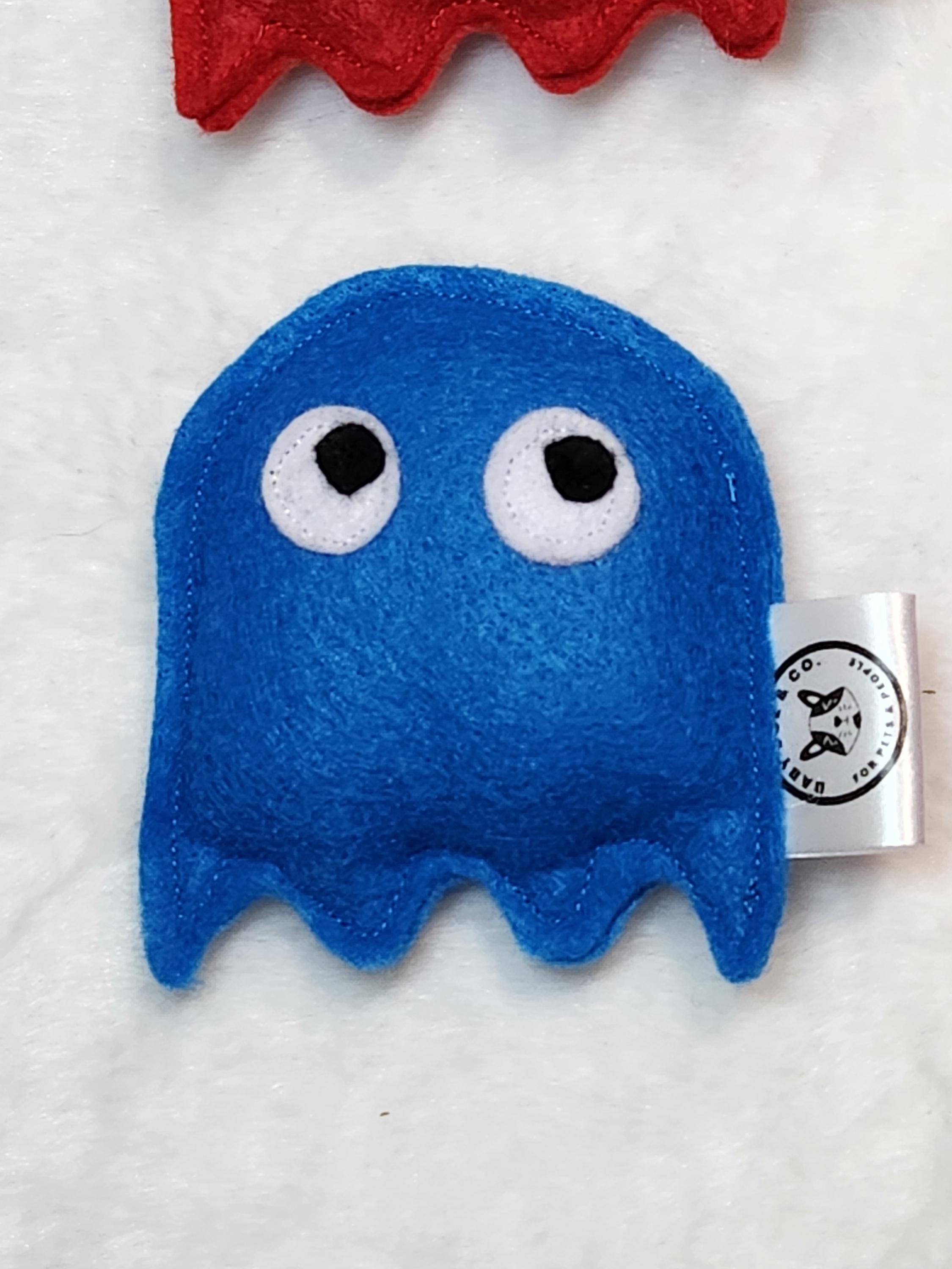 Pac-man - Video Game Felt Cat Toy, Filled With Organic Catnip ...