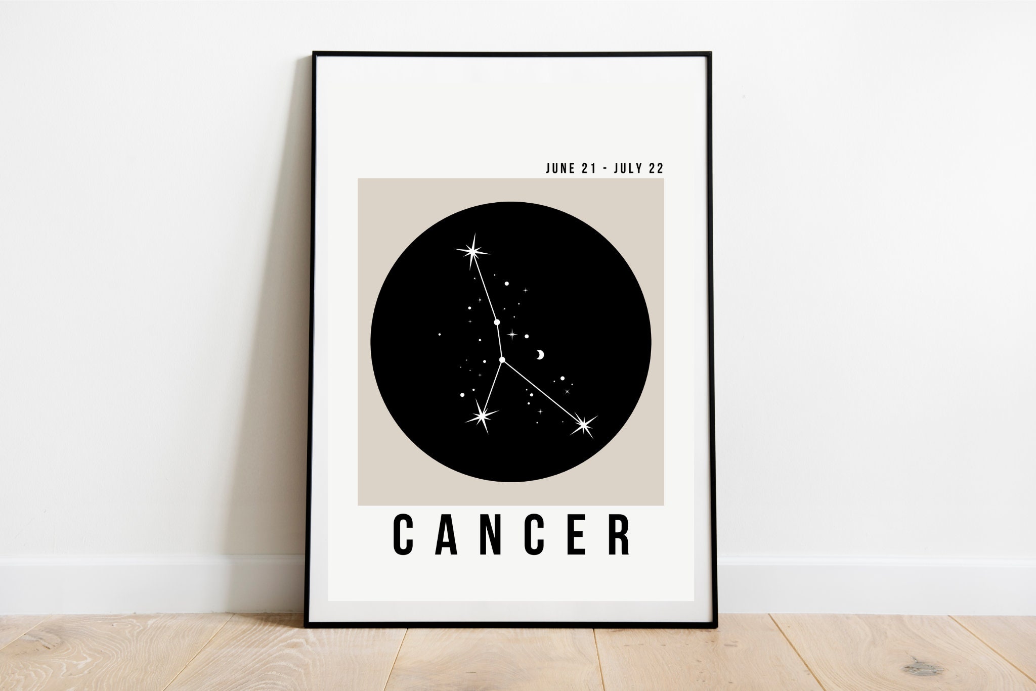 Cancer Zodiac Sign, Cancer Constellation, Digital Zodiac Download ...
