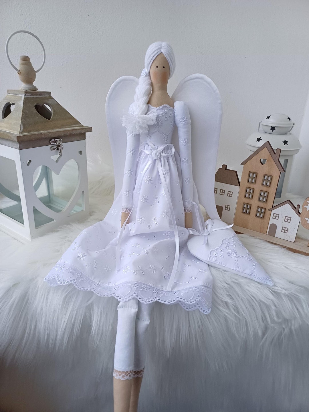 Handmade Tilda Angel Doll - Soft, Pastel, Creative Fabric - Perfect ...
