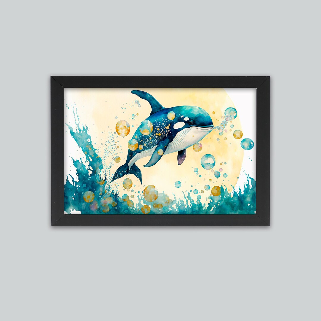 Original Orca Wall Print - Etsy