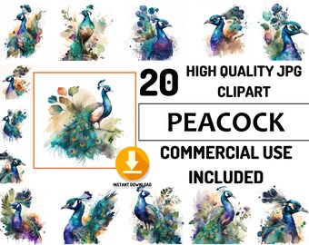 Farm Animals Clipart 20 JPG Worm Bundle, Full Commercial Use, Cute Farm ...