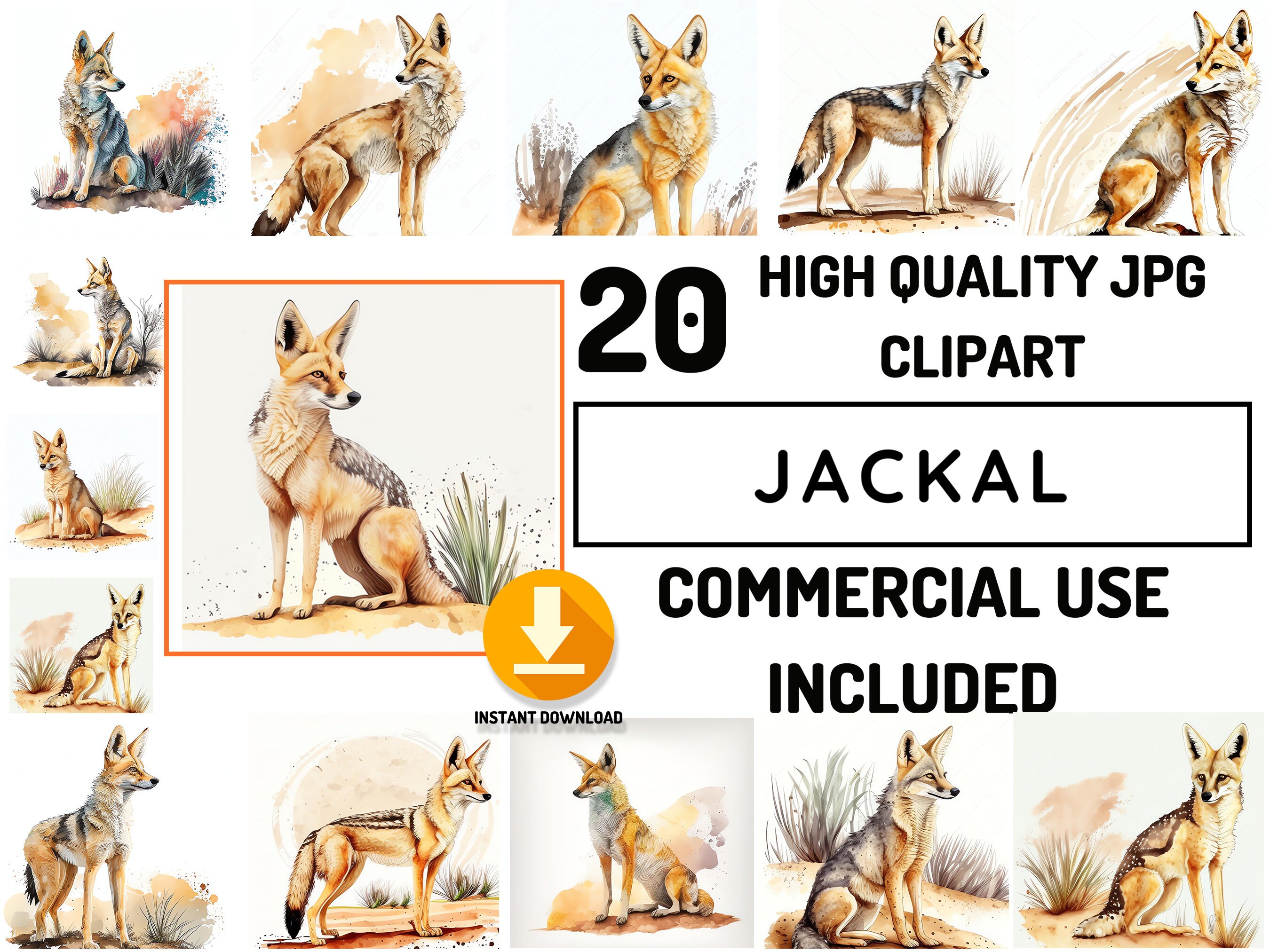 Jackal Clipart