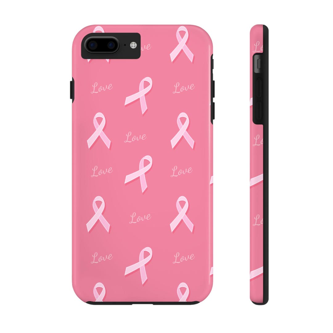 Pink Ribbon Phone Case, Breast Cancer Awareness Phone Case, Cancer ...