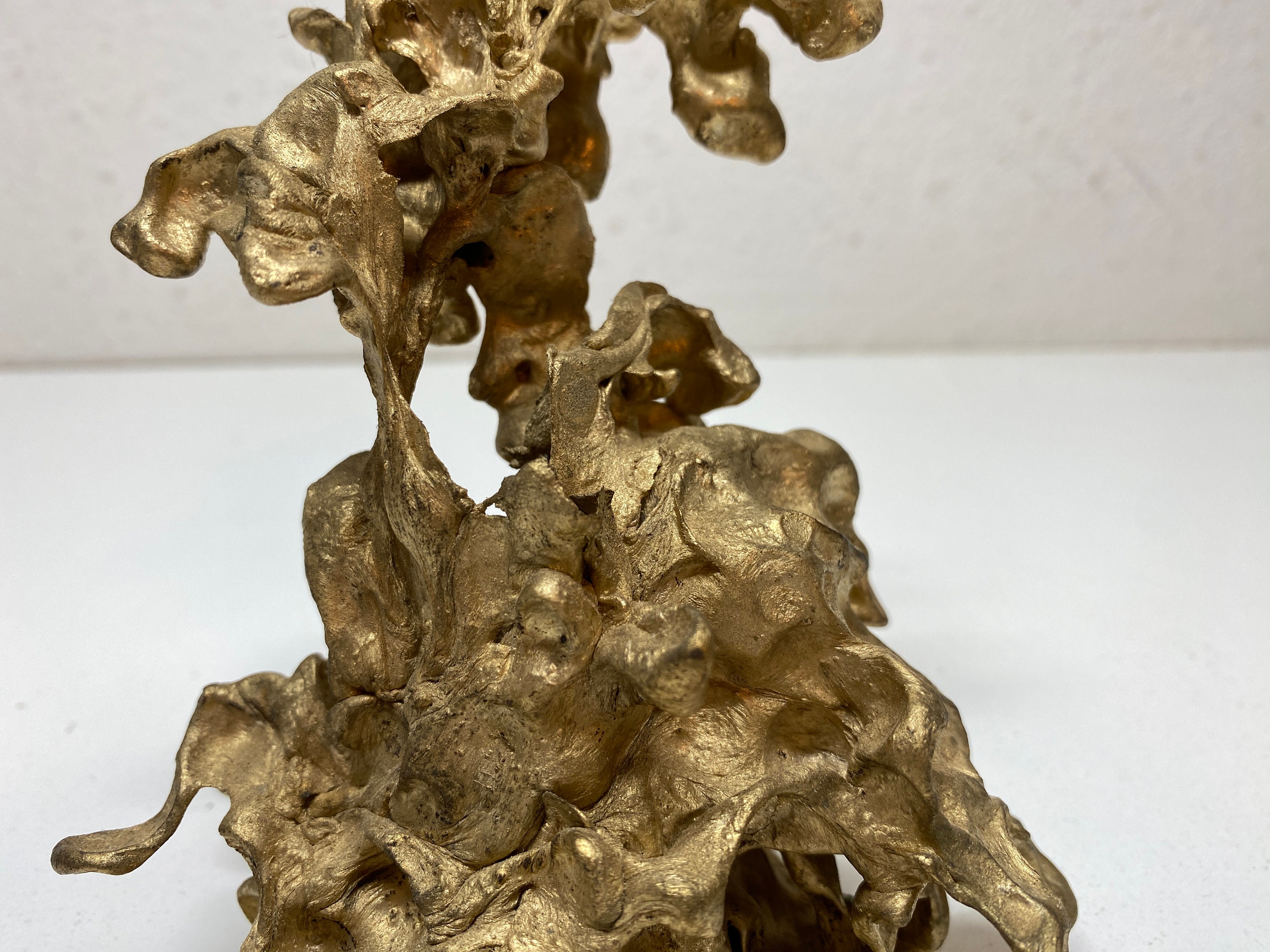 Brass Abstract Art Sculpture 6" Tall - Etsy