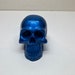 Blue Detailed Resin Skull 3" Tall - Etsy