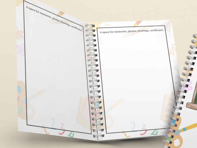 School Memory Year Record Book for Kids, Memories Journal Children's ...