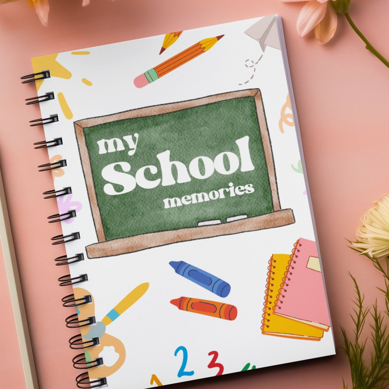 School Memory Year Record Book for Kids, Memories Journal Children's ...