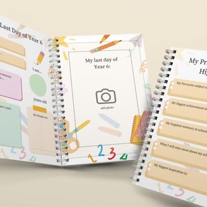 School Memory Year Record Book for Kids, Memories Journal Children's ...