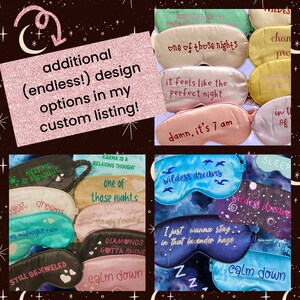 Calm Down and Wildest Dreams Ruffle Satin Eye Masks Taylor - Etsy