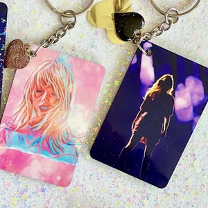 CUSTOM Eras Keychain Taylor Swift Keyring Handprinted Handmade Eras ...