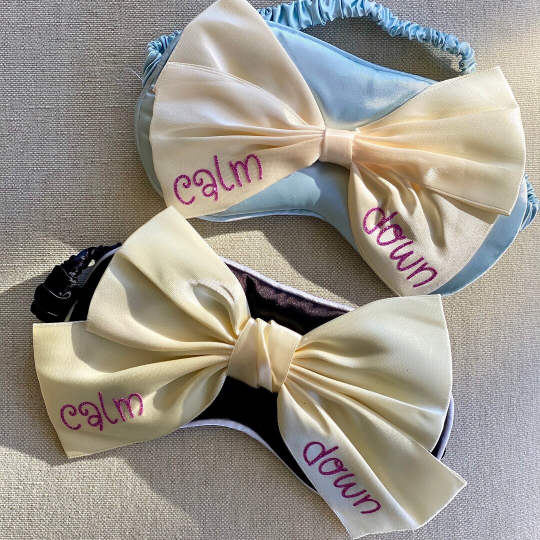 Calm Down Bow Satin Eye Masks Taylor Swift Eye Mask Sleep Mask Swiftie ...