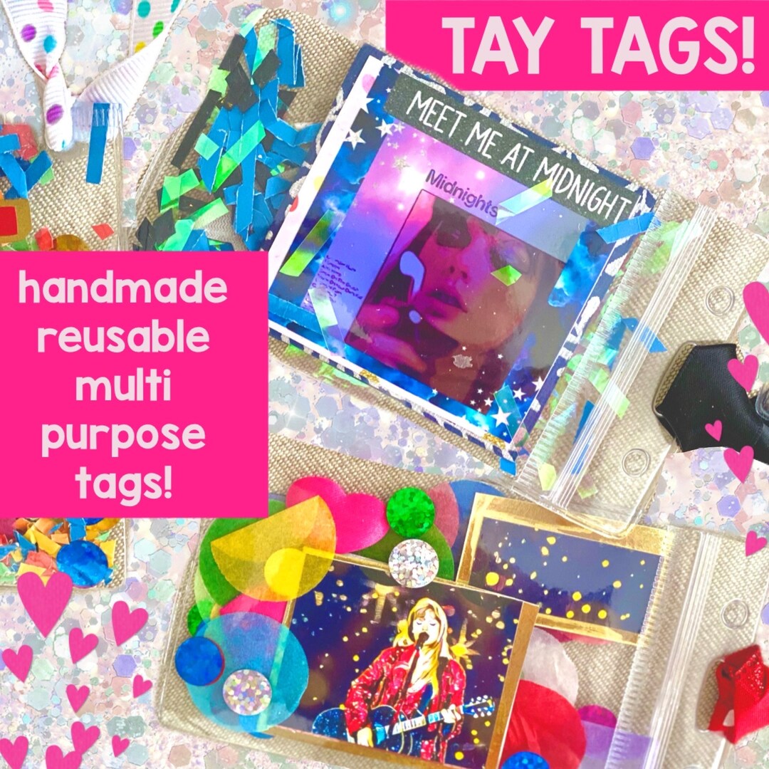 Tay Tags Reusable Handmade Bookmarks, Gift, Luggage and Bag Tags Taylor ...