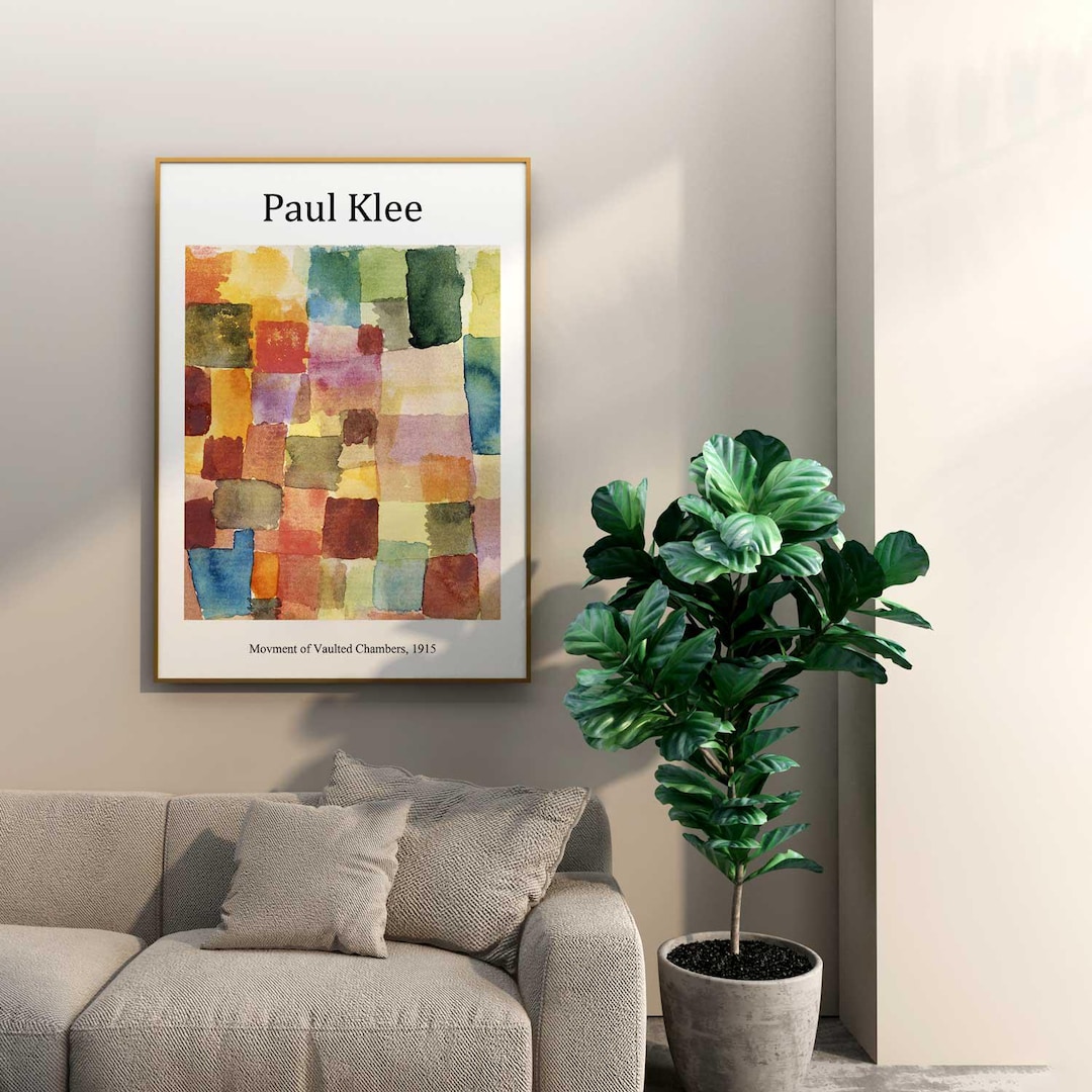 Paul Klee Cubism Paintings, Museum Exhibition Posters, Paul Klee Poster ...