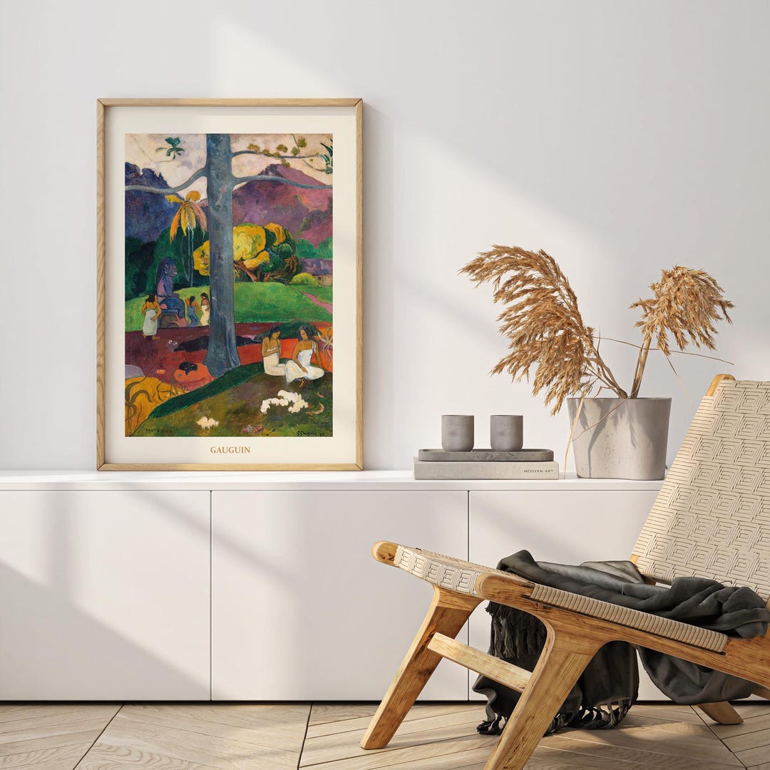 Paul Gauguin Print, Exhibition Print, Gauguin Landscape Print, Famous ...