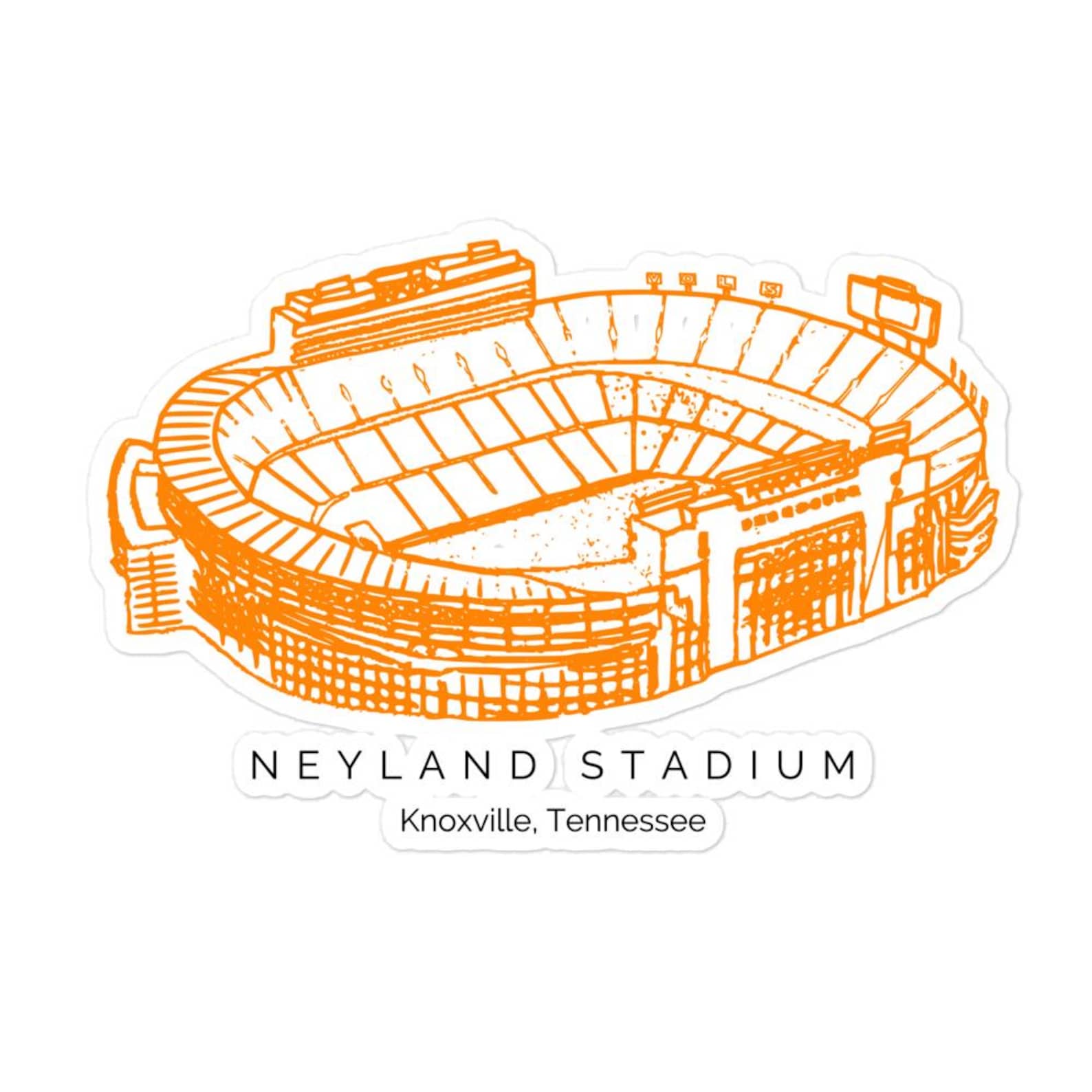Neyland Stadium Sticker, Neyland Stadium Gift, Sticker of Neyland ...