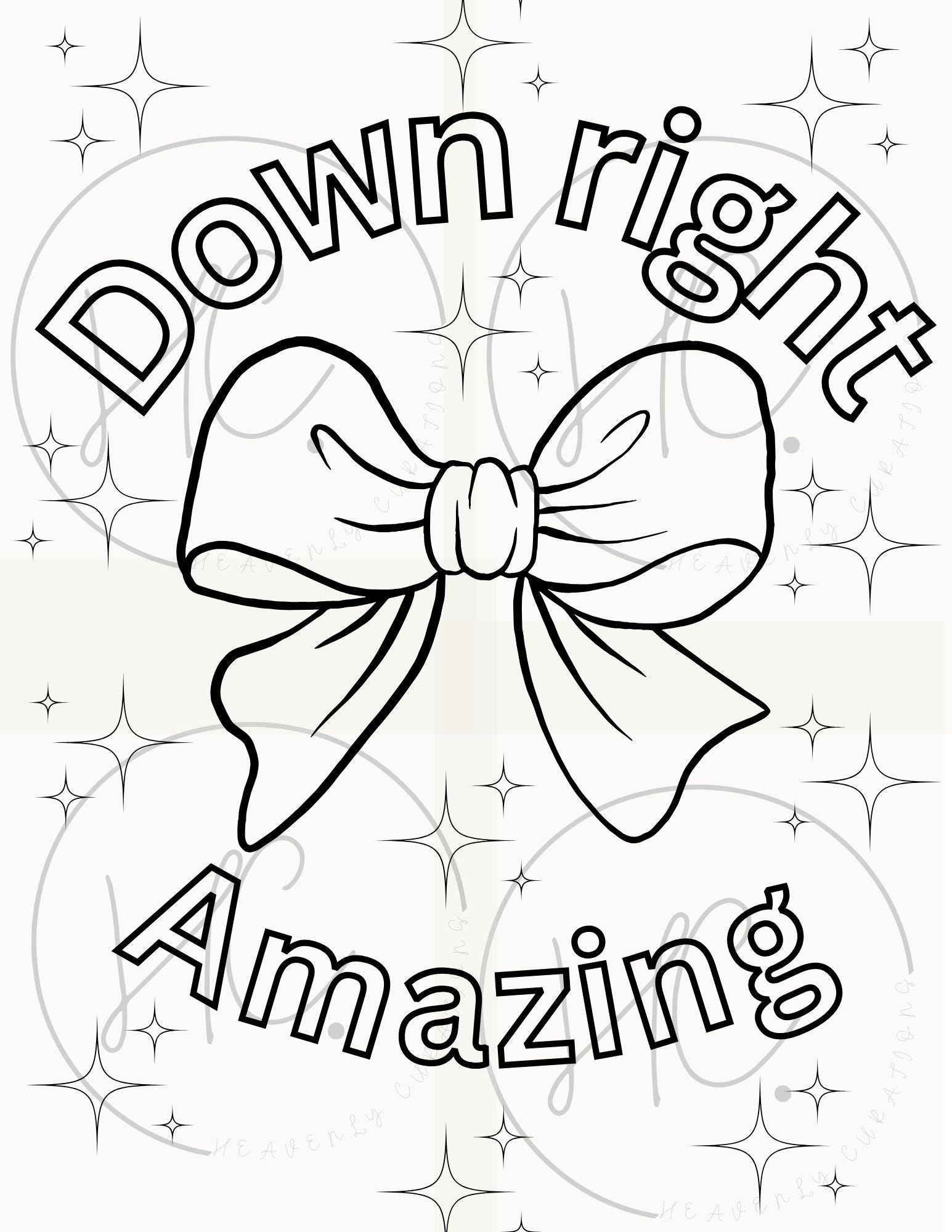 Down Syndrome Awareness Printable Coloring Pages, Rock Your Socks, Down ...