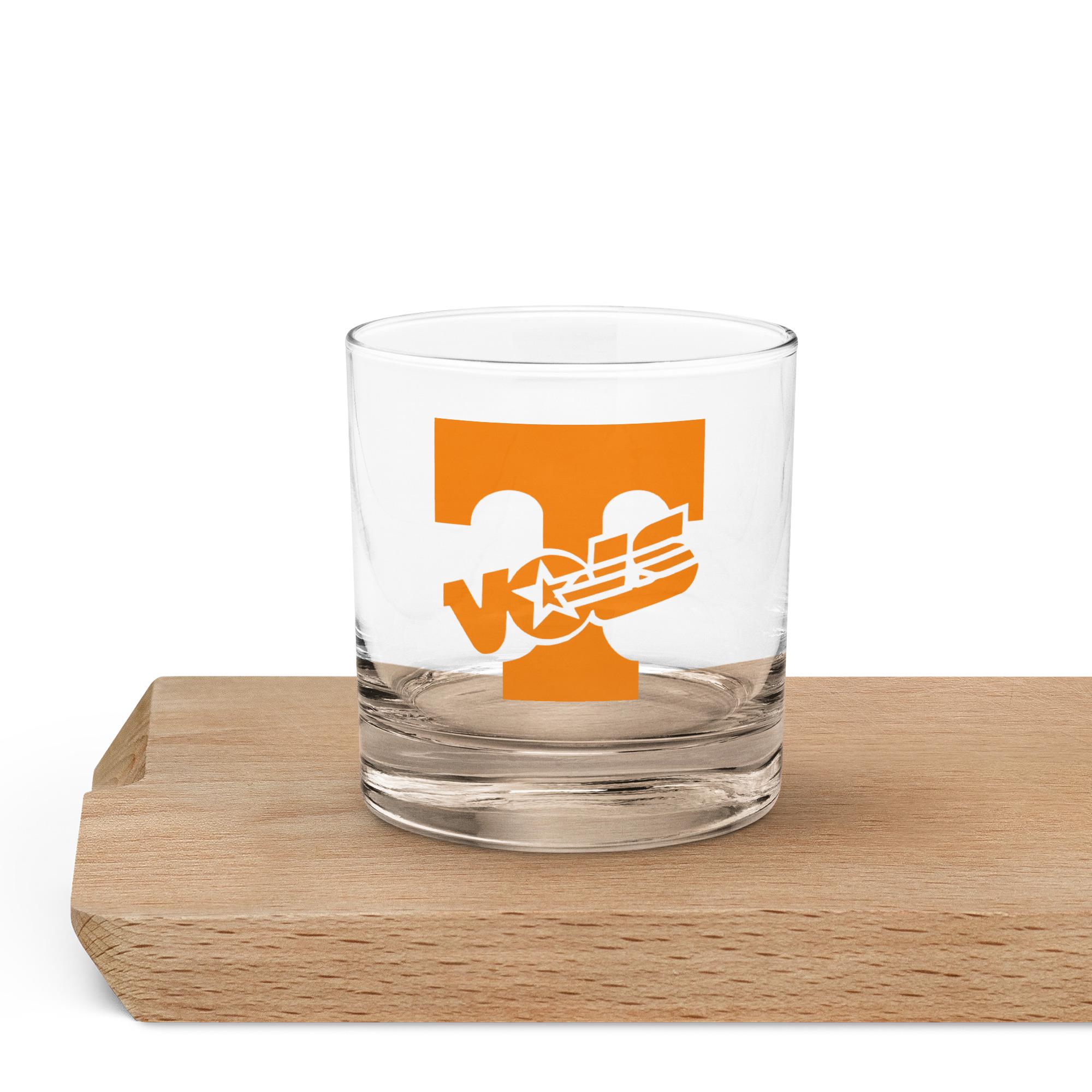 Tennessee Whiskey Glass, Tennessee Volunteers Glass,tennessee Rocks ...