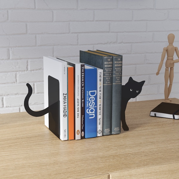 Cat Bookends - Etsy