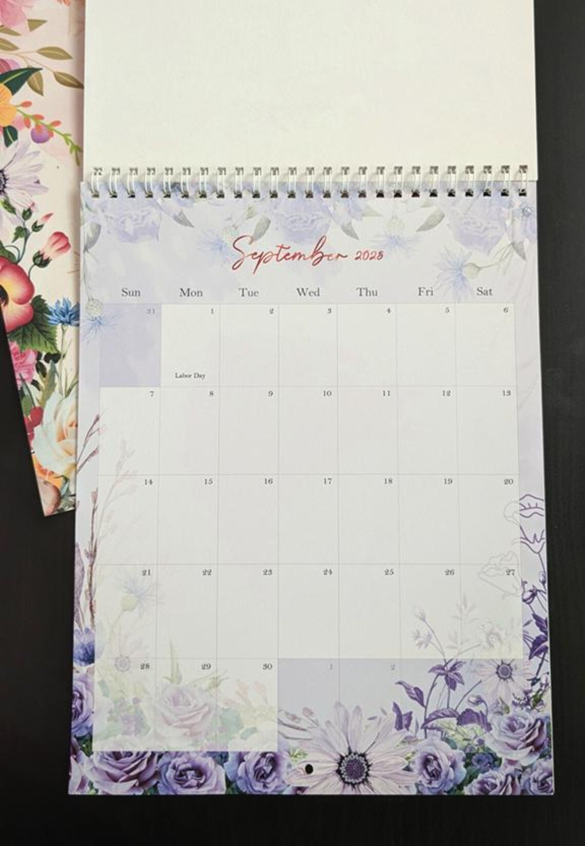 2025 Botanical Wall Calendar, A4 Flower Calendar, Monthly Calendar ...