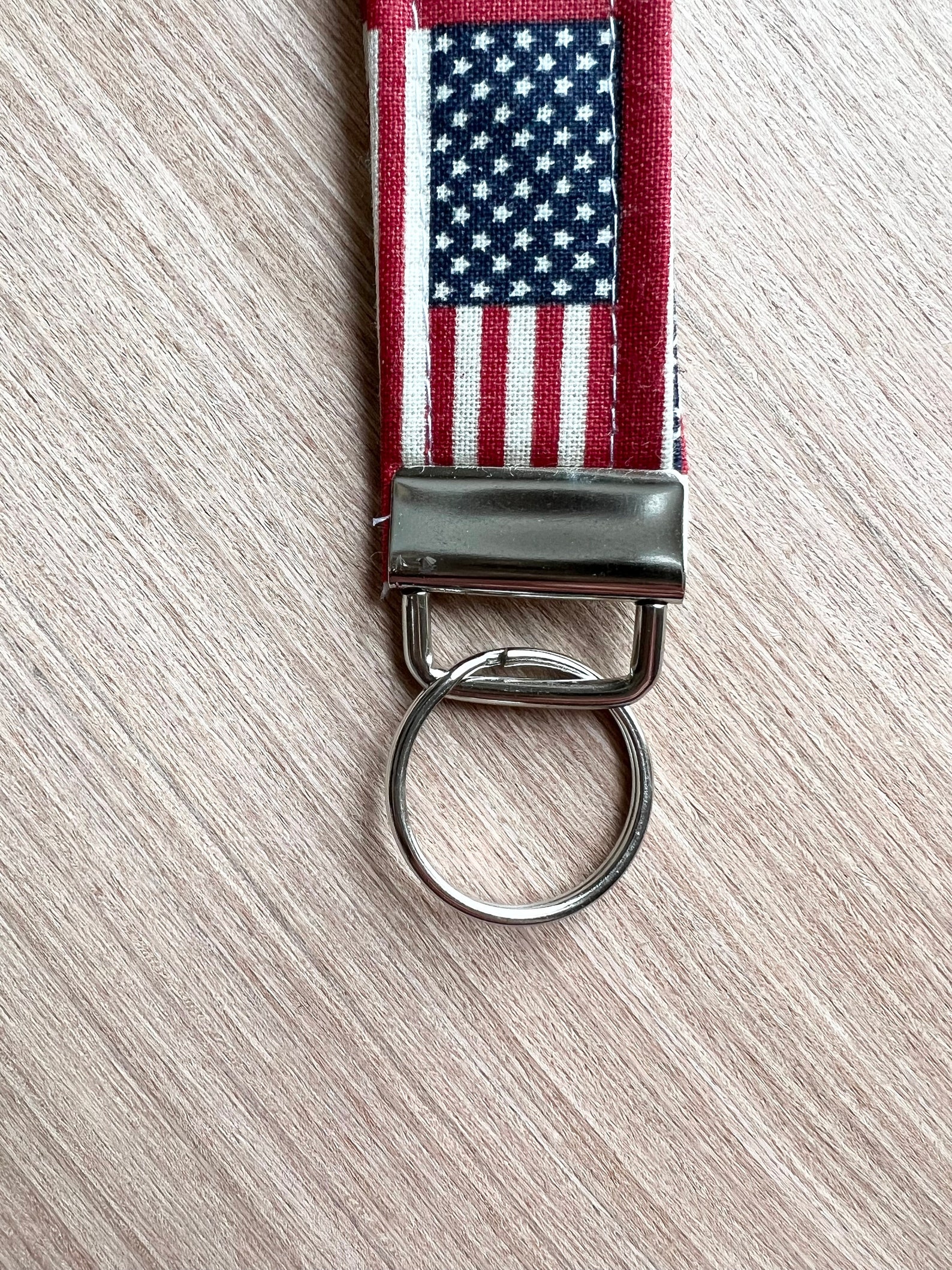 American Flag Wristlet Keychain - Etsy
