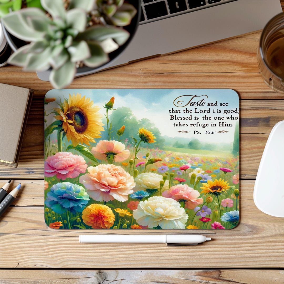 Christian Mouse Pad Png, Bible Verse Sublimation PNG Design, God ...