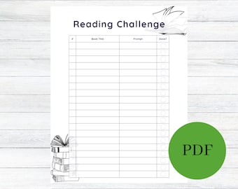PRINTABLE 2024 Reading Planner, MONDAY Start, Book Tracker, Journal for ...