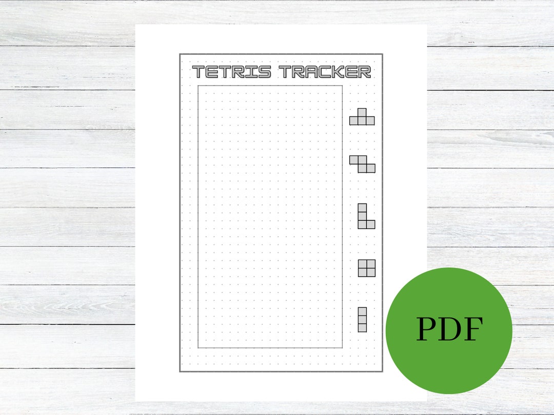 Tetris Tracker - Etsy