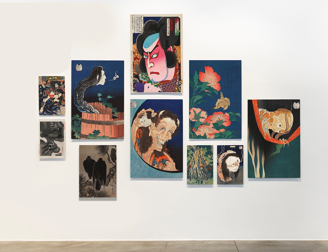 Vintage Japanese Poster Set | Ukiyo-e Wall Art | Digital Print ...