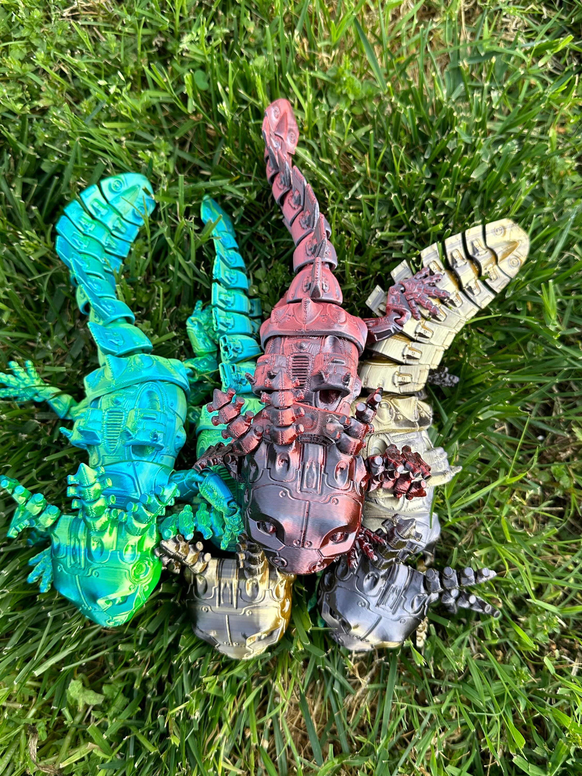 Articulated Robot Axolotl - Articulated Fidget Toy - Etsy