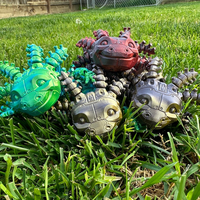 3d Printed Robot Axolotl - Etsy