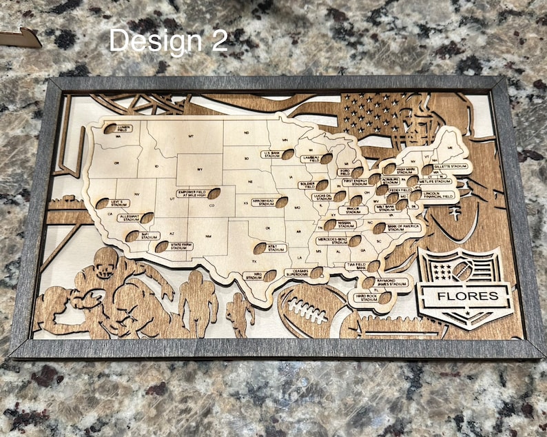 Football Stadium Map, Pro Football Stadium Tracker, NFL Stadium Travel ...