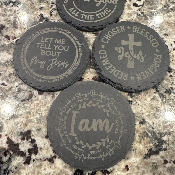 Bible Verse Coasters - Etsy