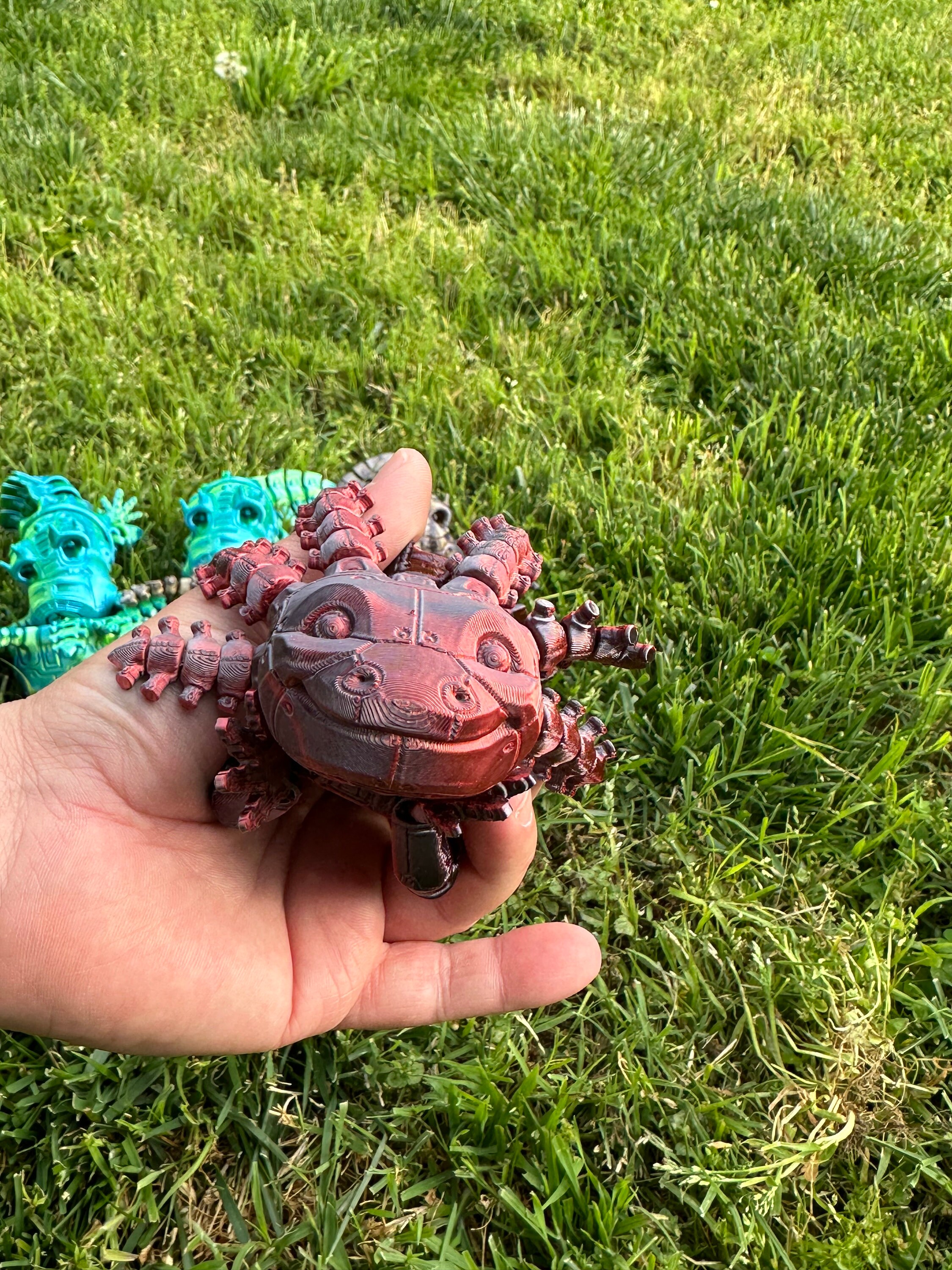 Articulated Robot Axolotl - Articulated Fidget Toy - Etsy