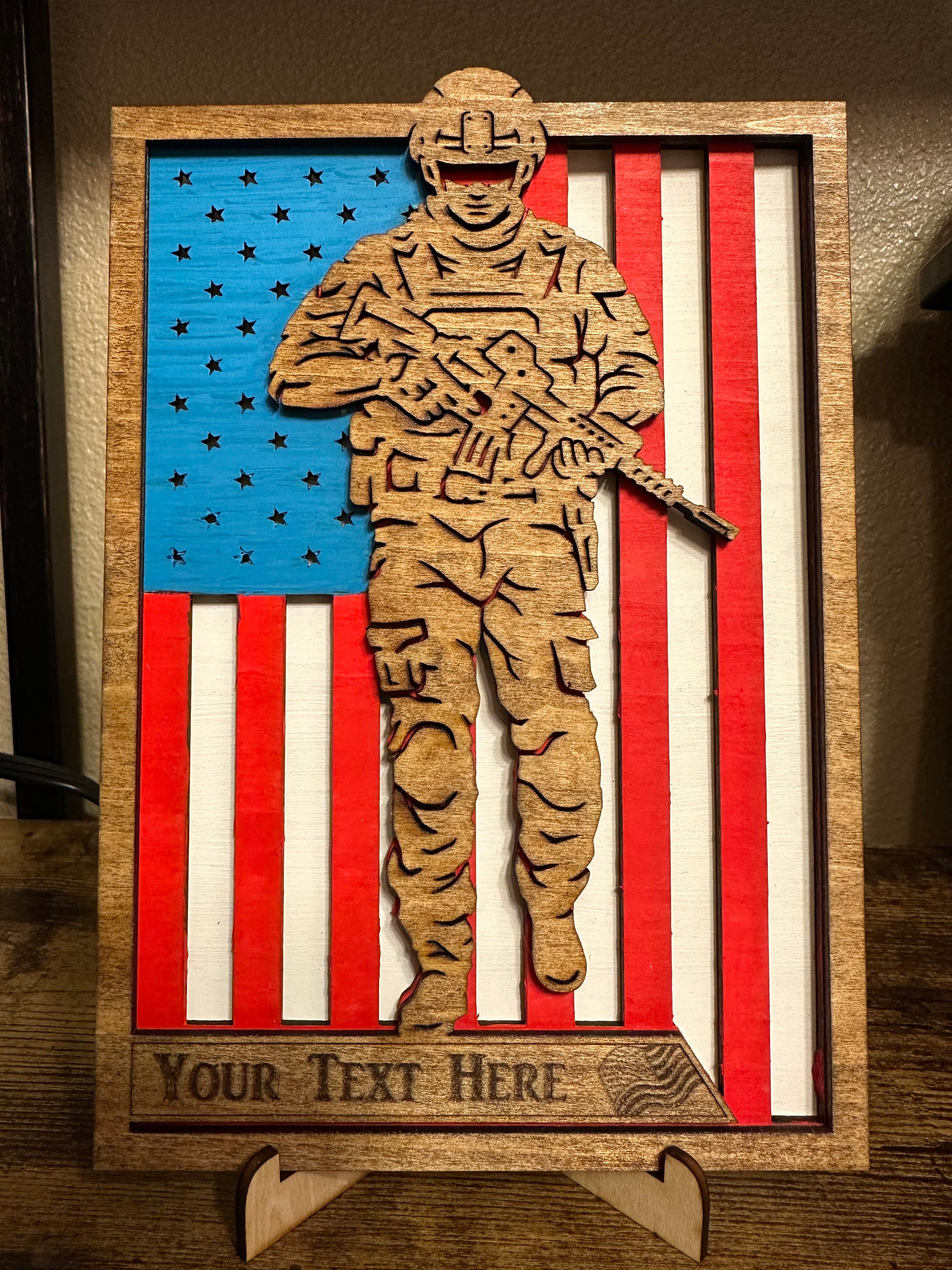 Personalized Wooden Military Signs, Army Sign, Navy Sign, Air Force ...