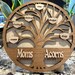 Personalized Family Tree Sign: Laser Cut Acorn Names, Home Decor Gift ...
